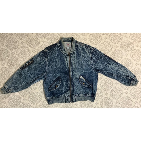 Chemin de Fer | Jackets & Coats | Vtg Chemin De Fer Womens S Acid Wash ...